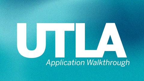 UTLA Application Walk Through | Moody Events Calendar