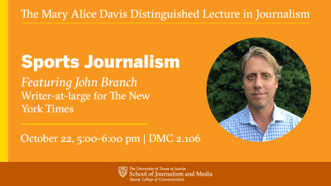 Mary Alice Davis Distinguished Lecture | Moody Events Calendar